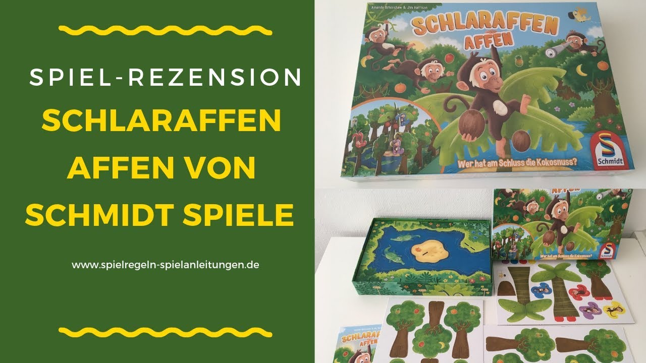 ᐅ Schlaraffen Affen von Schmidt Spiele - Resenzion + Spielregeln - YouTube