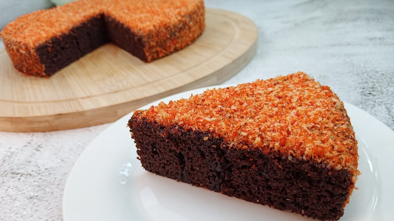 Moist Choco Butternut Cake without oven - YouTube
