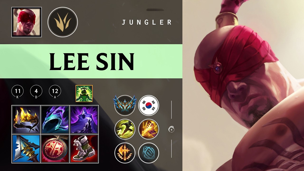 Lee Sin Jungle vs Graves - KR Challenger Patch 26.06 - YouTube