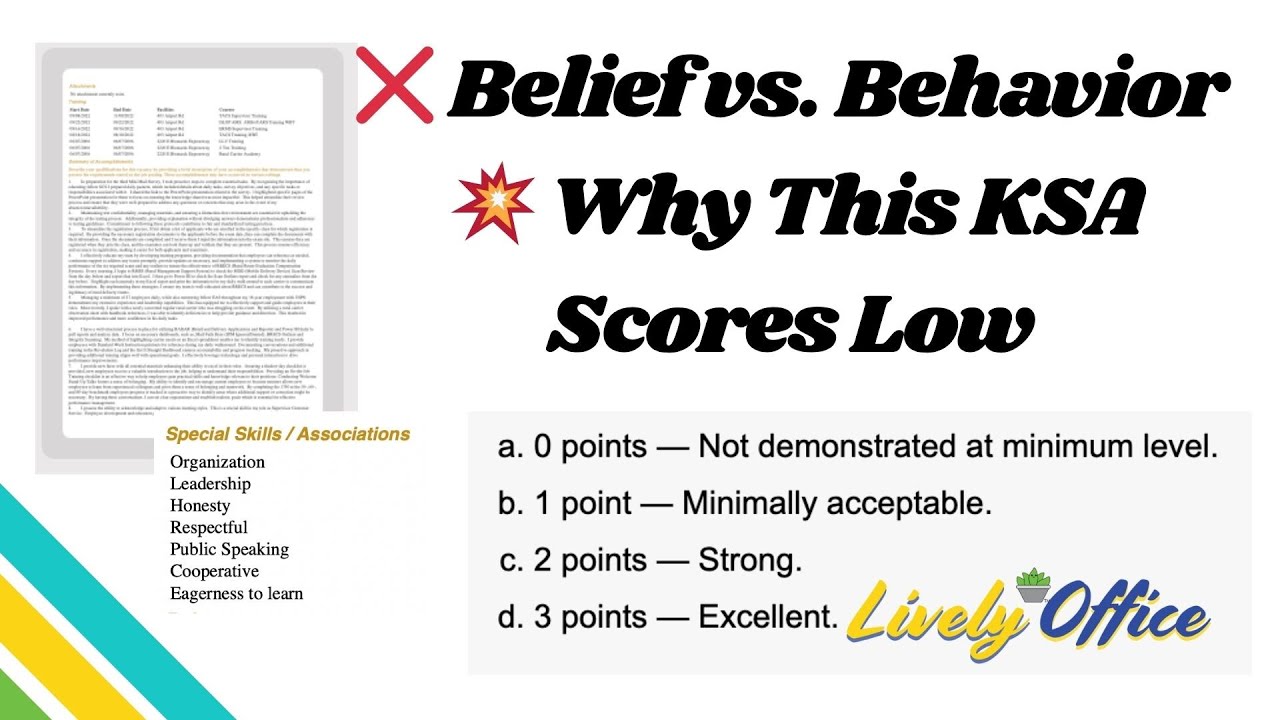 Think your KSA is strong? It won't get you the interview. Learn how to ...