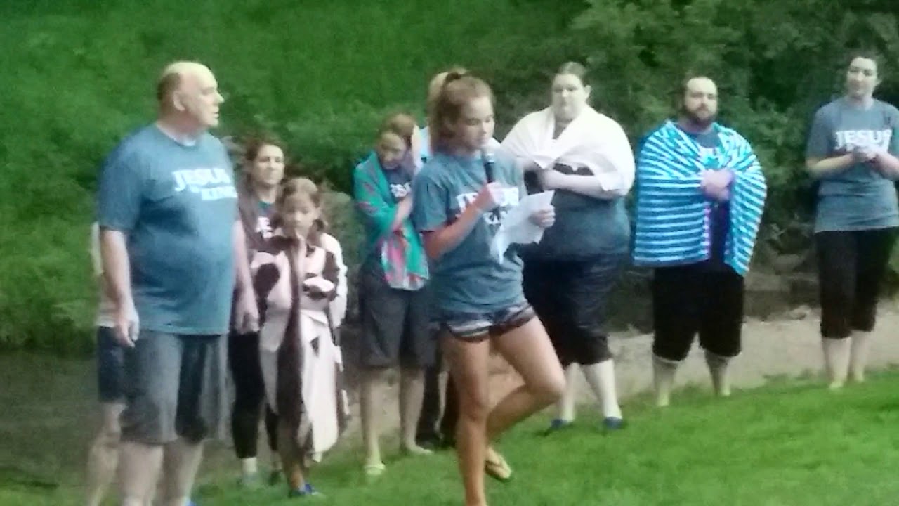 Blake and Faith Rohrer Baptism. Aug. 14,2017 Gypsy HillRd. - YouTube