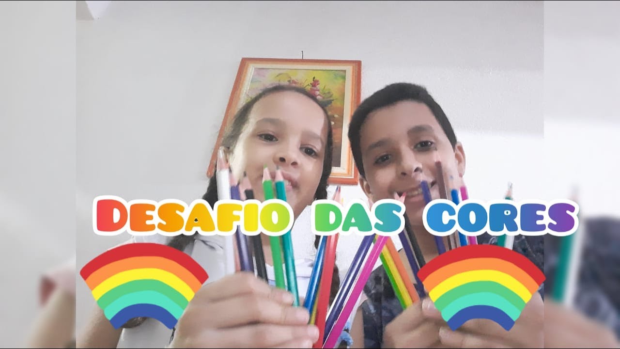 Desafio das cores 🌈 - YouTube