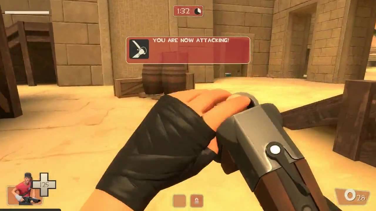 TF2 scout update weapons test in HD! - YouTube