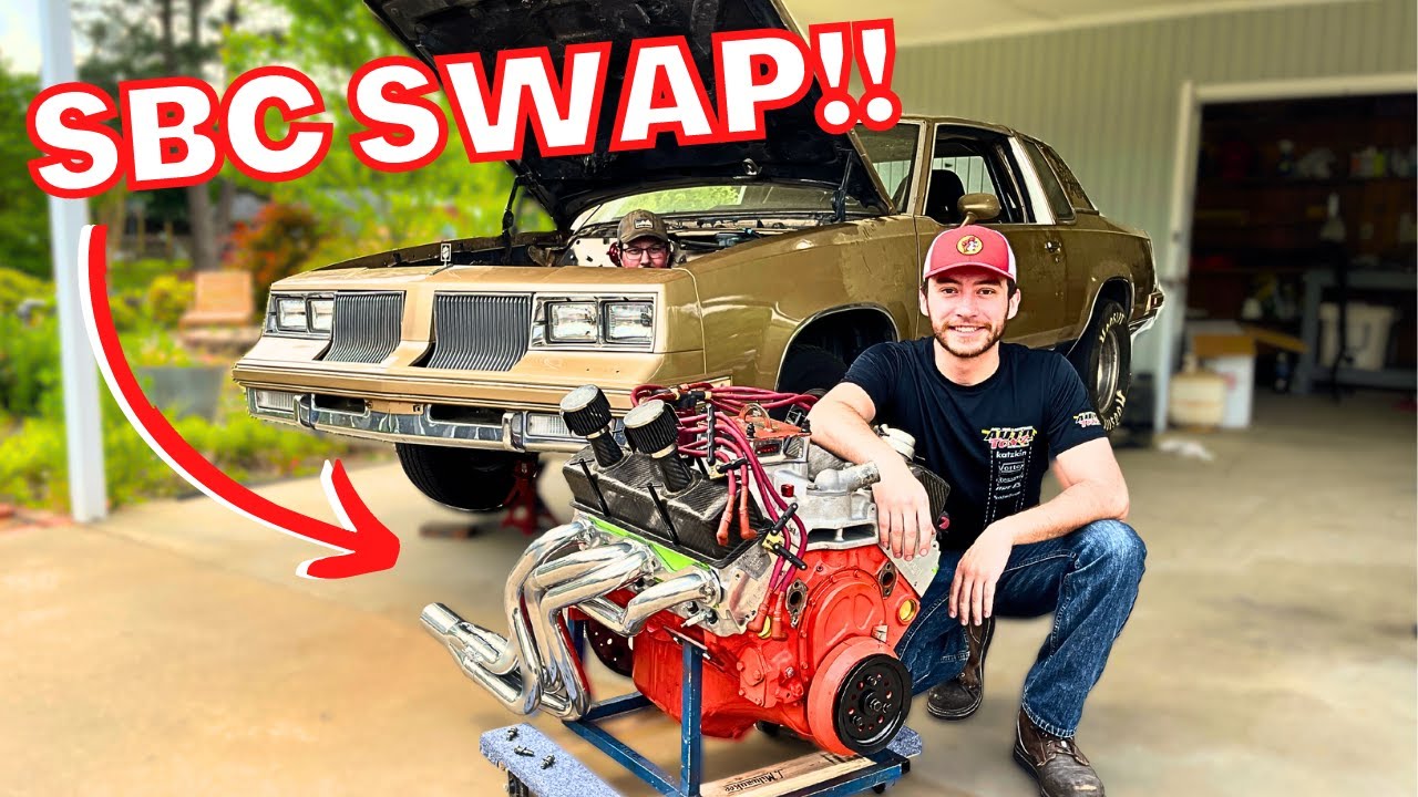 The Cutlass Gets a 350 Chevrolet Small Block! - YouTube