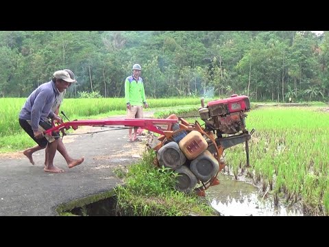 Traktor Sawah Quick G1000 menggunakan mesin Yanmar TF85MLY
