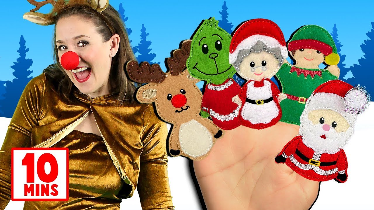 Christmas Finger Family, Jingle Bells & more Christmas Songs for Kids ...