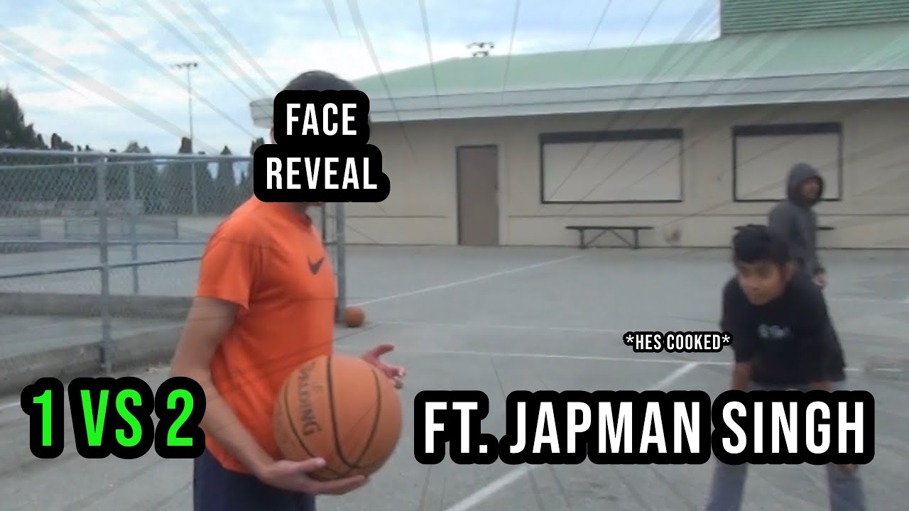 2v1 Basketball game / FACE REVEAL - YouTube