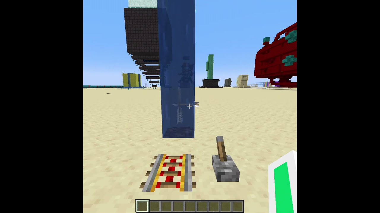 Arrows in Bubble Column in Minecraft - YouTube