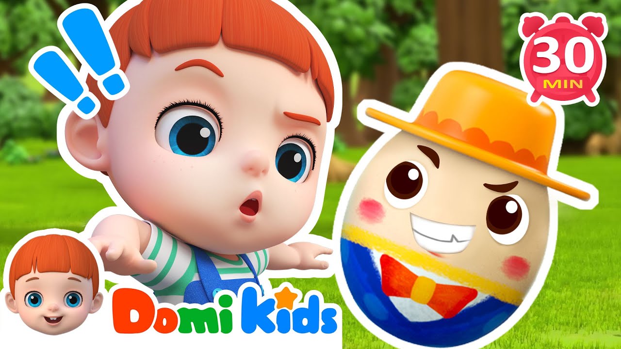 Humpty Dumpty + Domi Kids Nursery Rhymes & Kids Songs - Educational ...