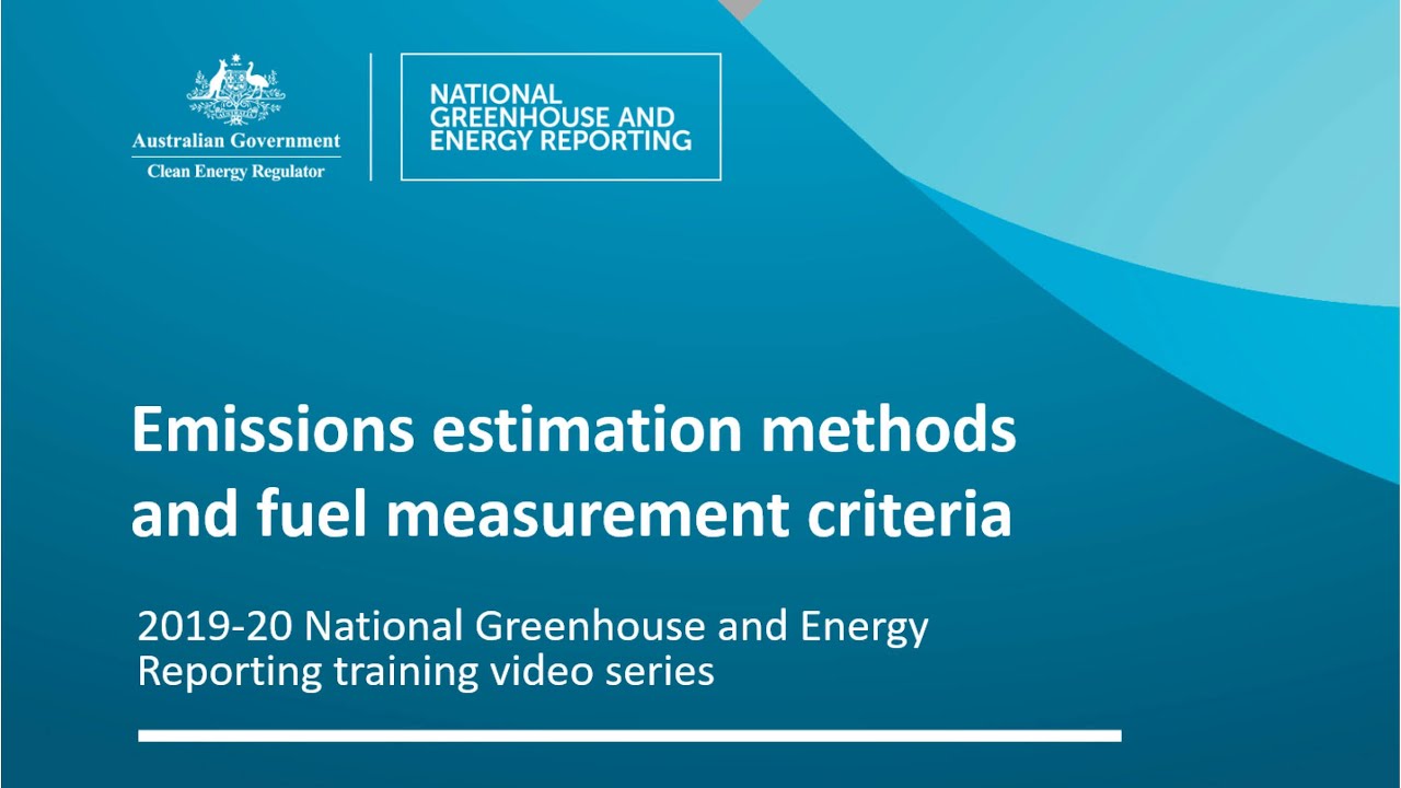 Emissions estimation methods and fuel measurement criteria - YouTube