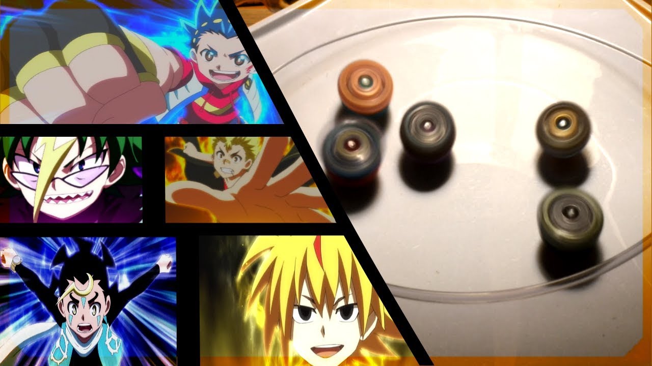 BC Sol 5 Way Battle : Beyblade Burst Evolution - YouTube