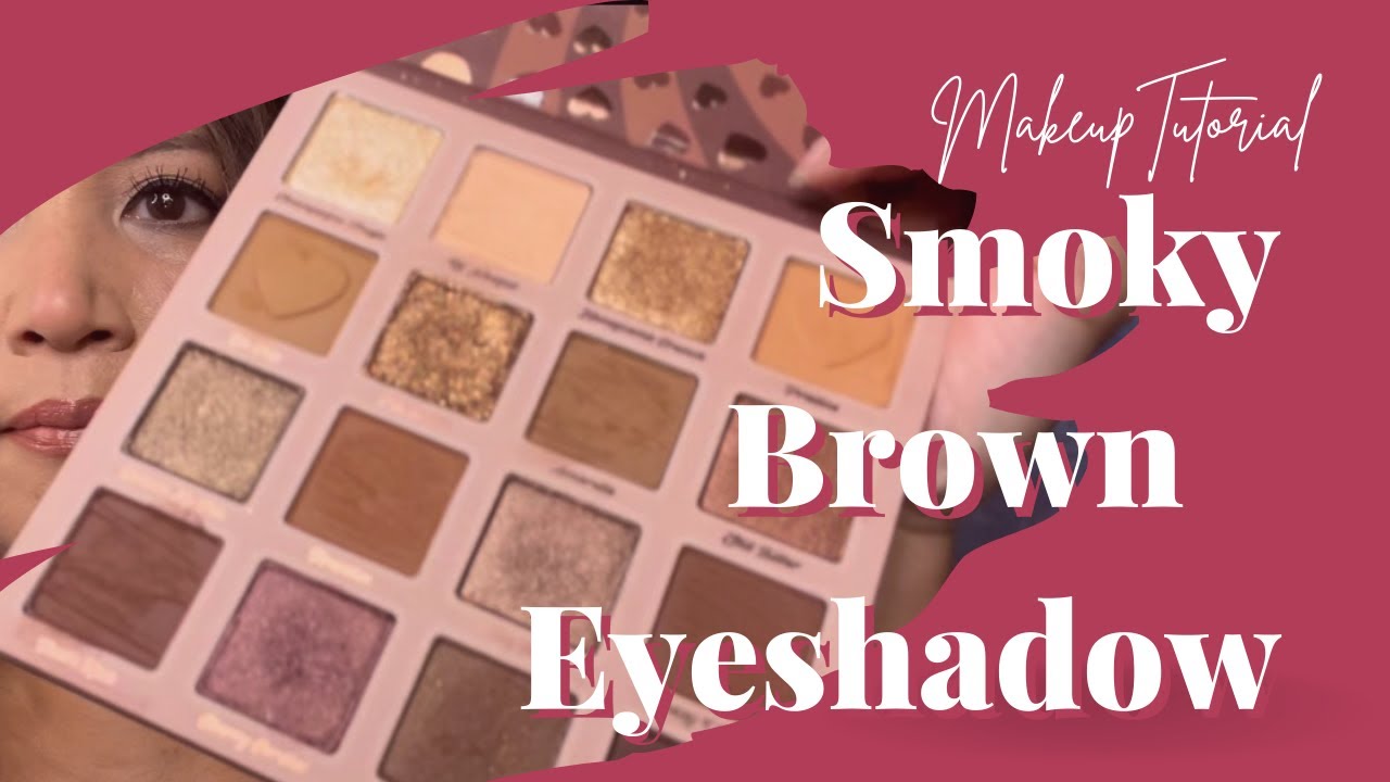 SMOKY BROWN SHIMMER EYESHADOW LOOK with Colourpop eyeshadow palette ...