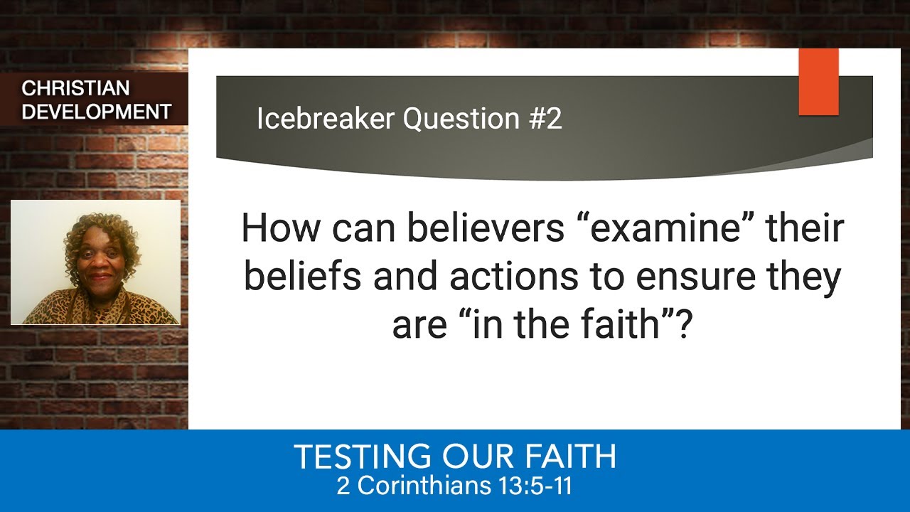 Christian Development - Testing Our Faith - YouTube