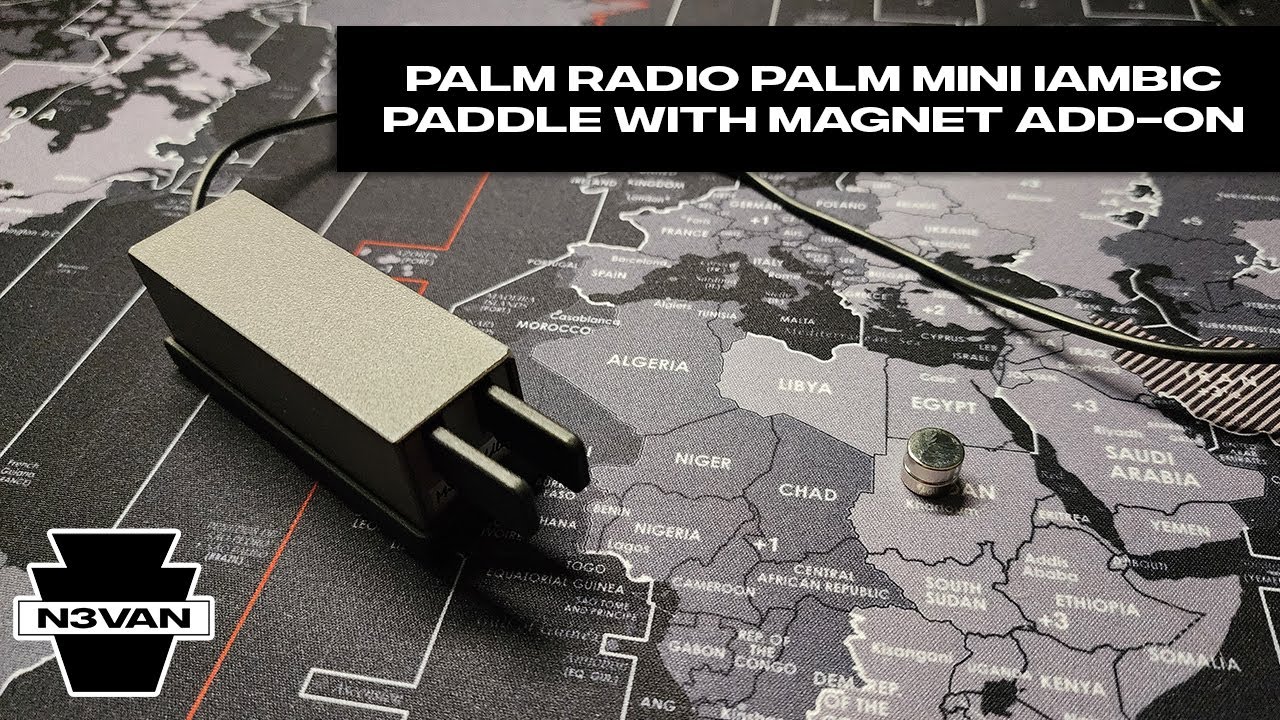 Palm Radio Palm Mini Iambic Paddle with Magnet Add-on - YouTube