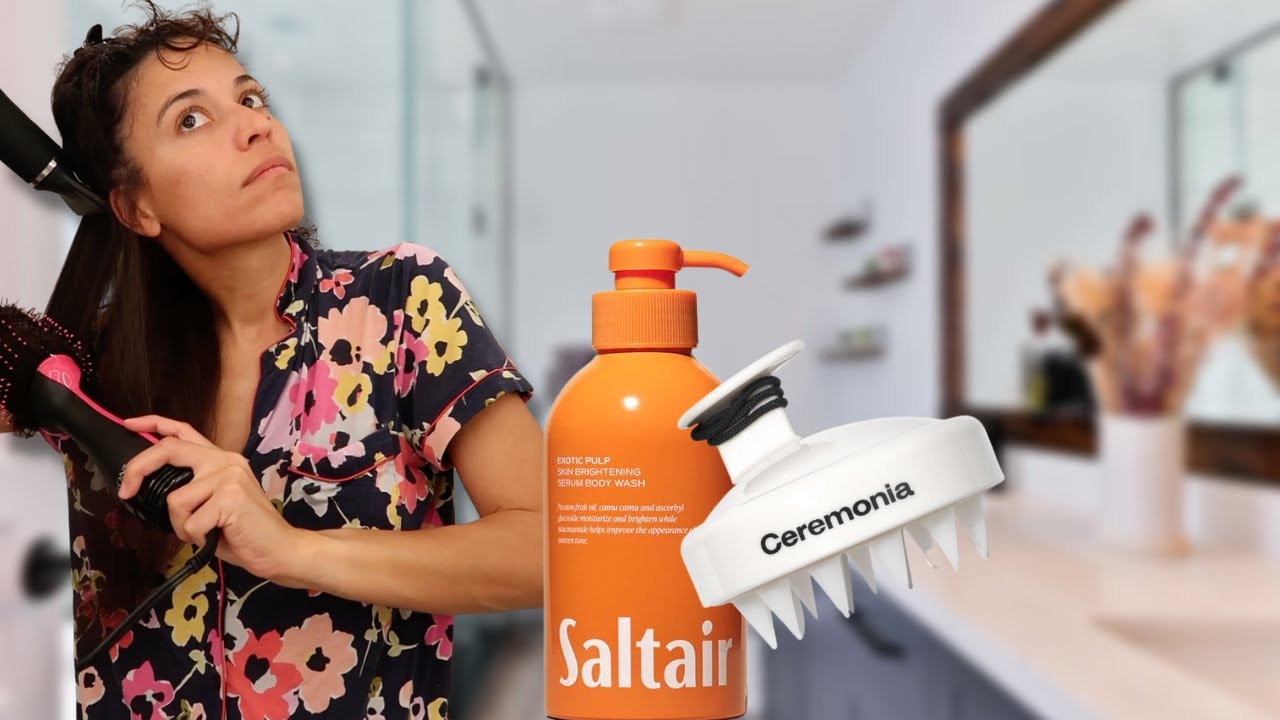 Lexi Pence's Hair Wash & Blowout Tutorial - YouTube