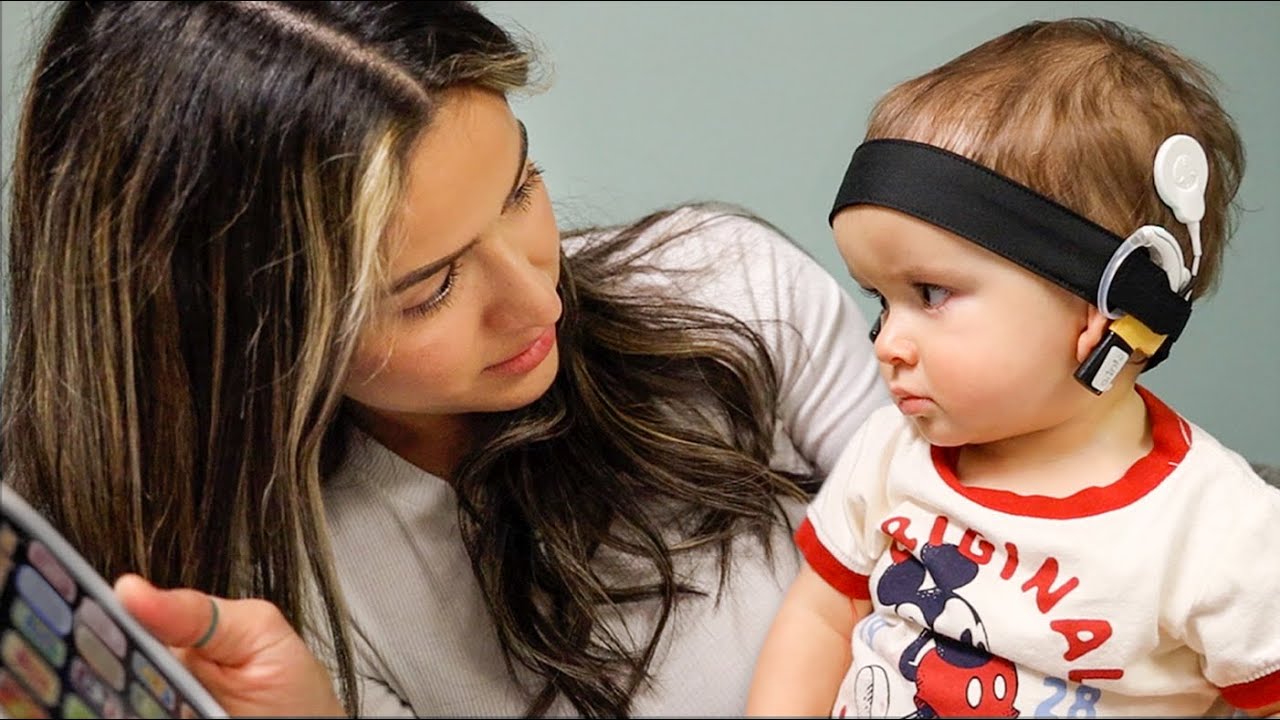 NEO'S FIRST TIME HEARING!!! Cochlear Implant Activation Day!!! - YouTube