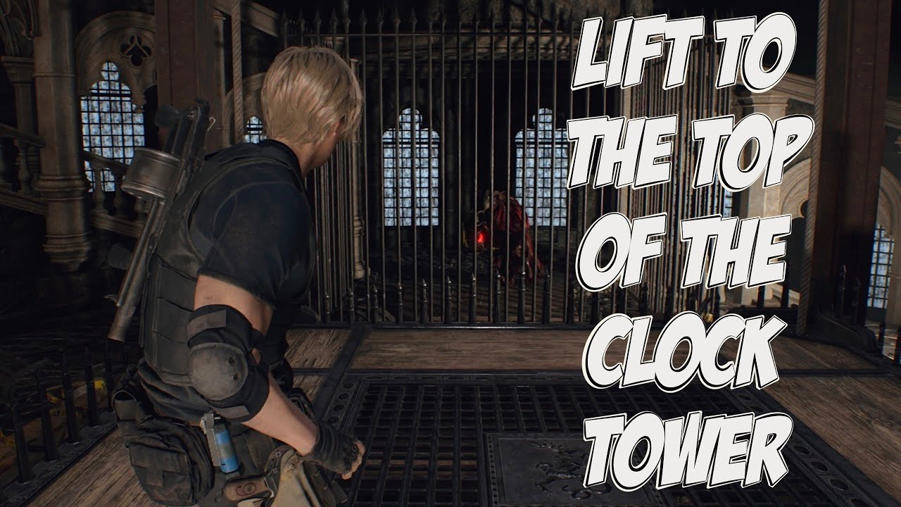 Need a Lift? Ascending the Clock Tower | Resident Evil 4 Remake - YouTube