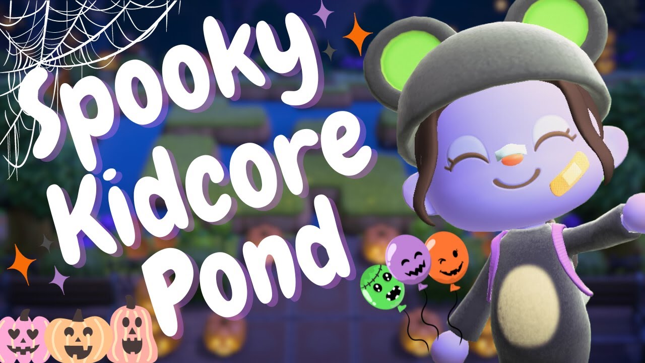 A SPOOKY PUMPKIN POND AND KIDCORE BUILD | HALLOWEEN TOWN ISLAND ...