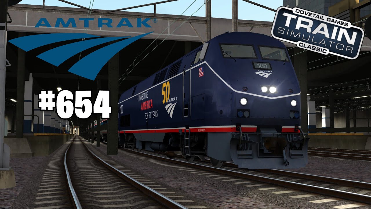Train Simulator Classic / Operating Amtrak Keystone 654 / Philadelphia ...