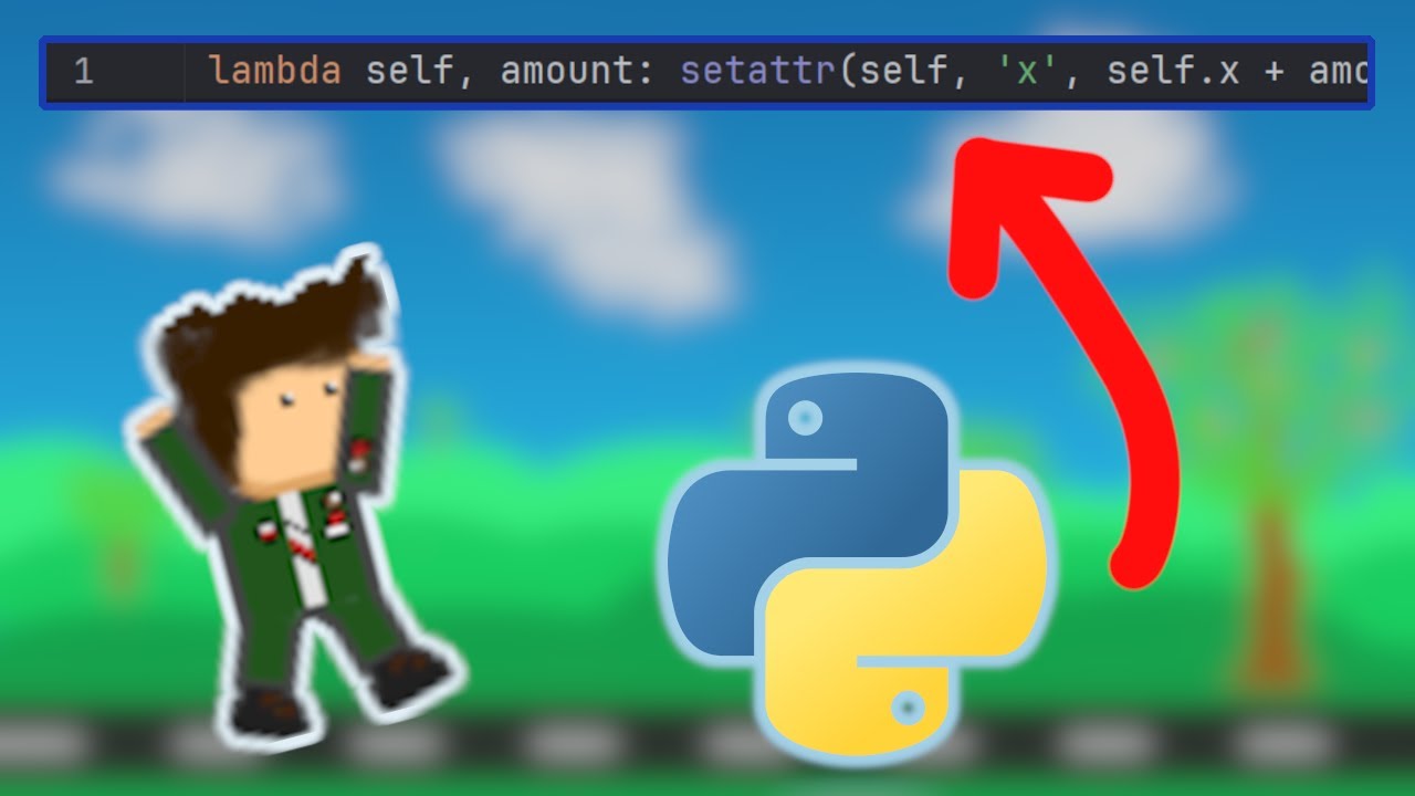 Gra w JEDNEJ linijce kodu Python - YouTube