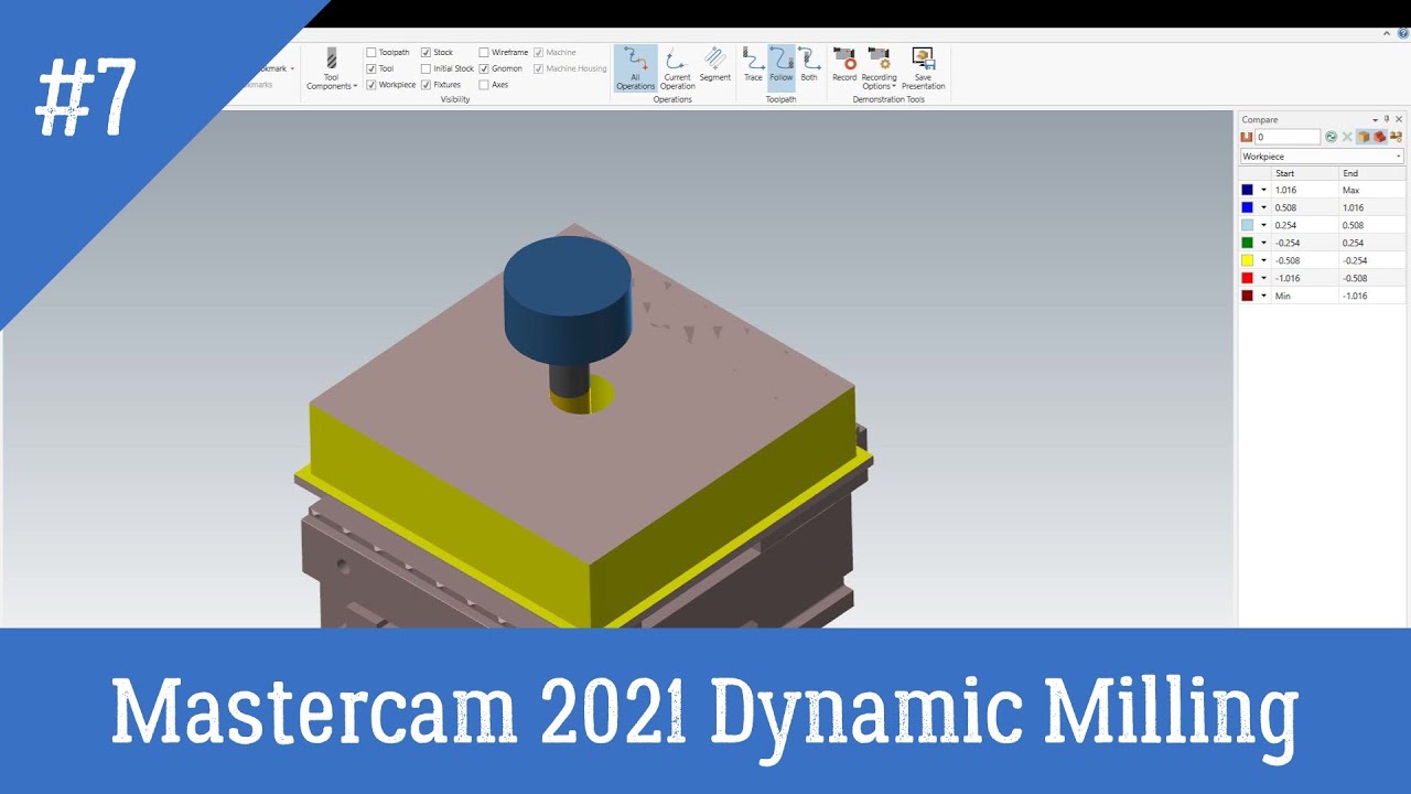 Mastercam 2021 Dynamic Milling & Dinamik Frezeleme - YouTube