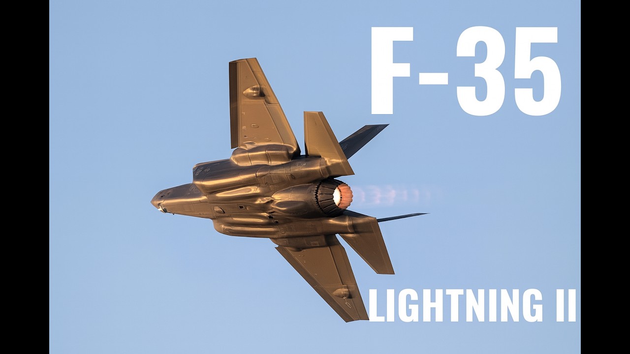 Lockheed Martin F-35 B Lightning II over Lake Michigan - YouTube