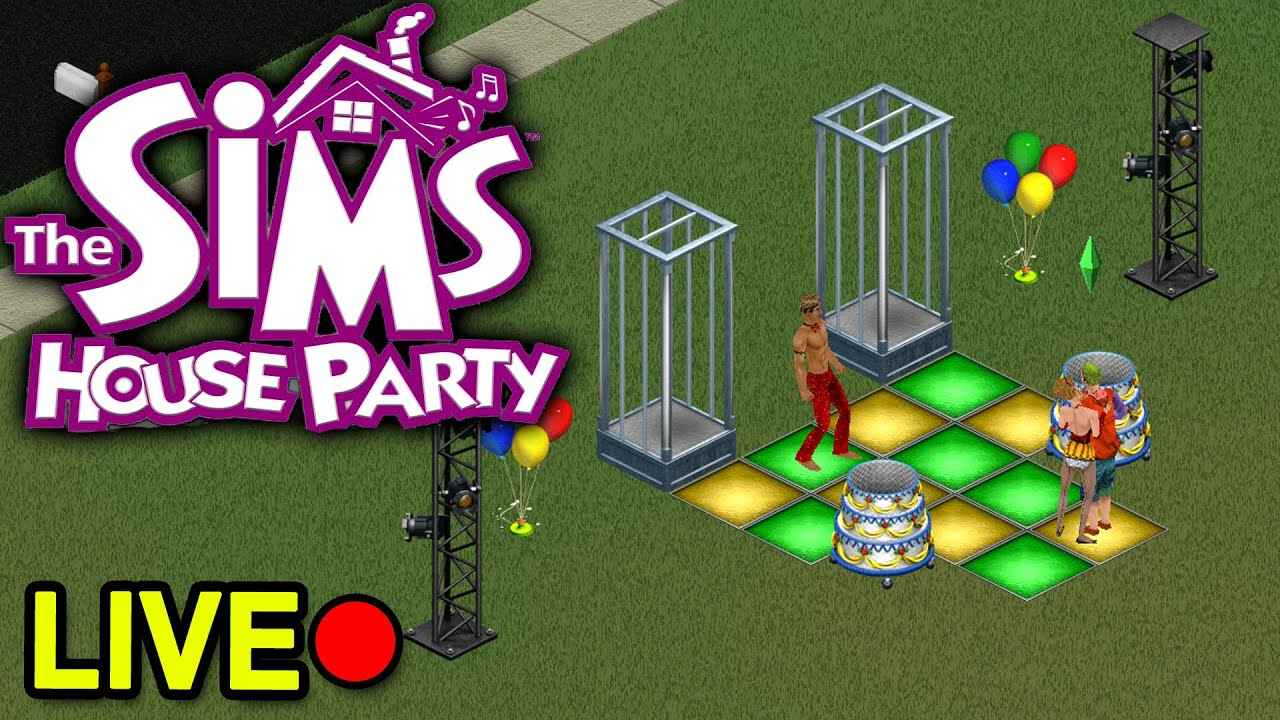 Throwing a Sims 1 House Party, Birthday Stream! - YouTube