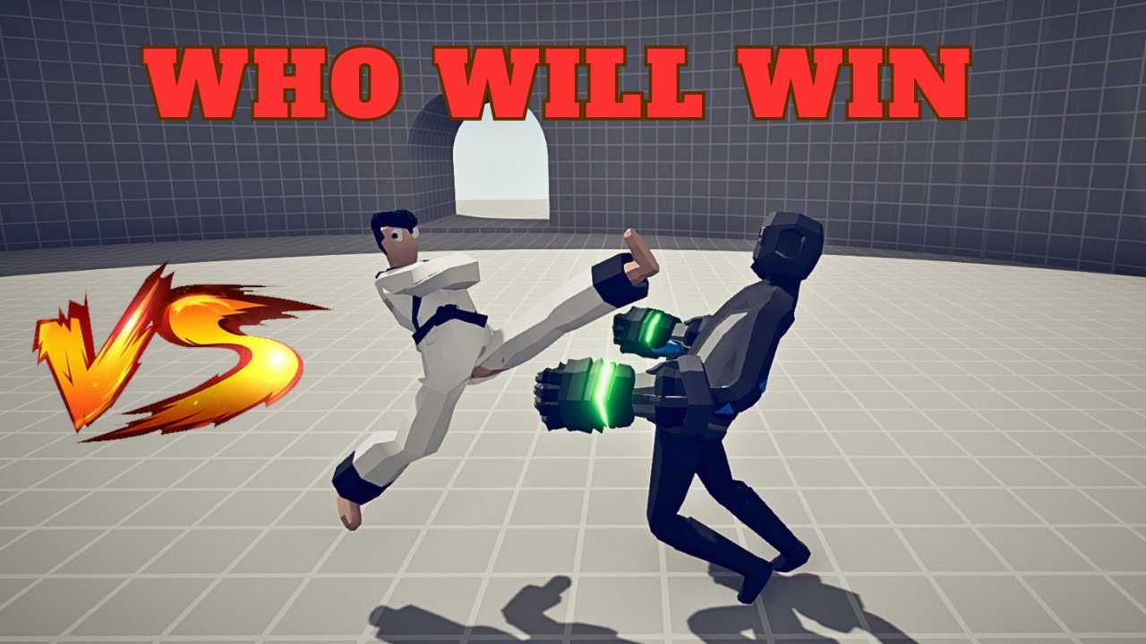 TAEKWONDO CHAMPION VS TITANIUM BOXER (ARENA) Totally Accurate Battle ...