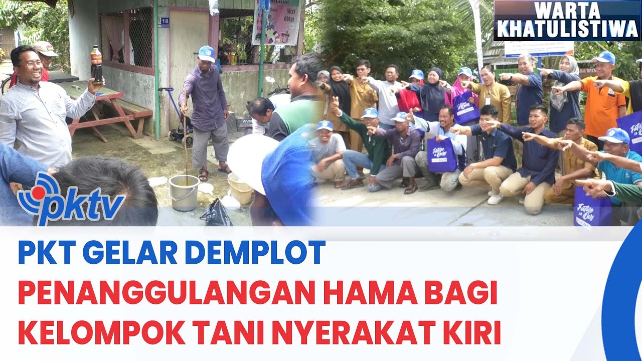 PKT Gelar Demplot Penanggulangan Hama Bagi Kelompok Tani Nyerakat Kiri ...