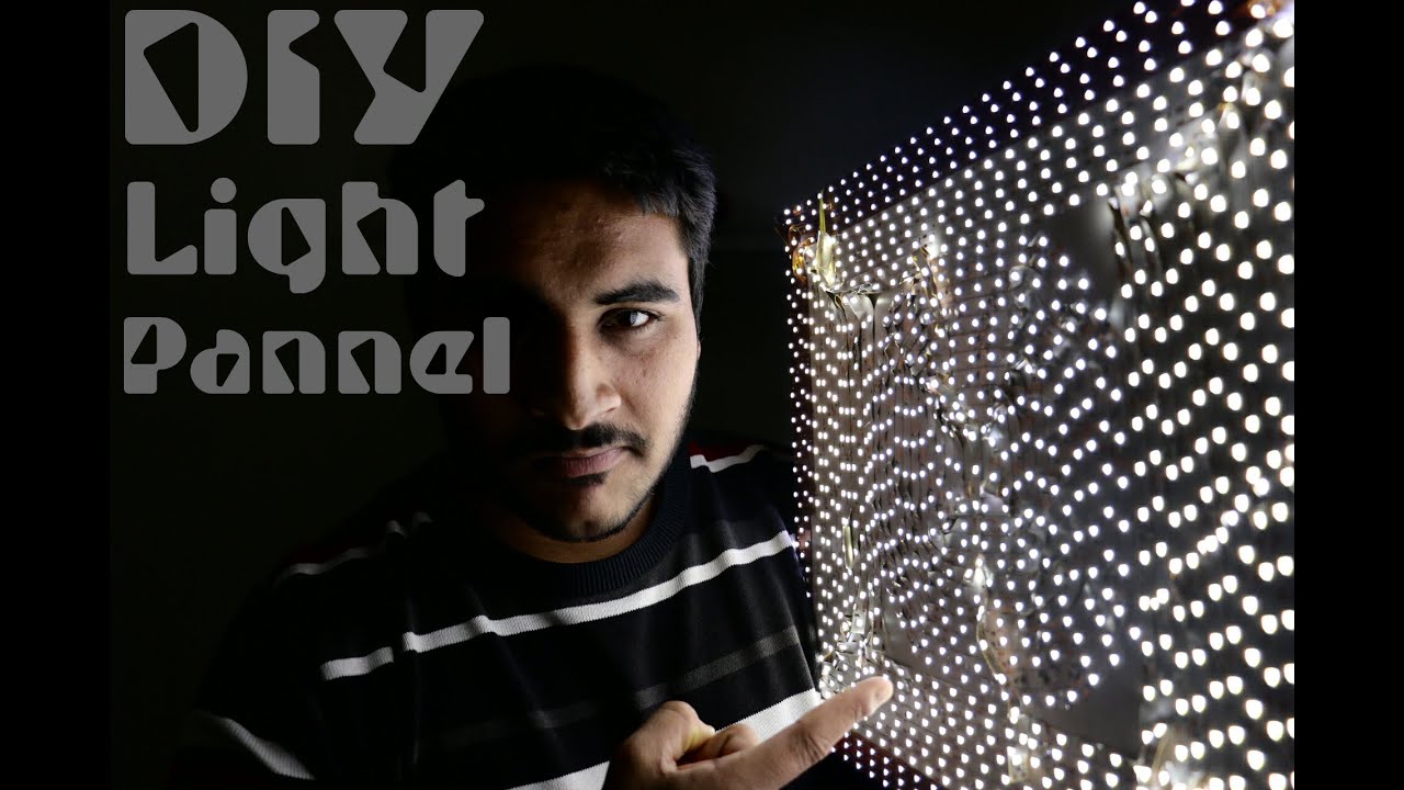 Make your own bright light pannel - YouTube