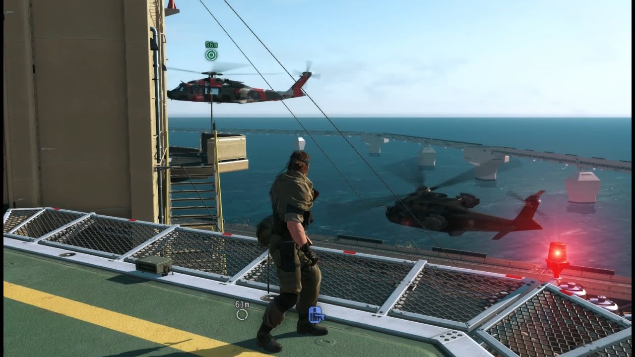 Non support helis on mother base - Infinite Heaven mod - MGSV - YouTube