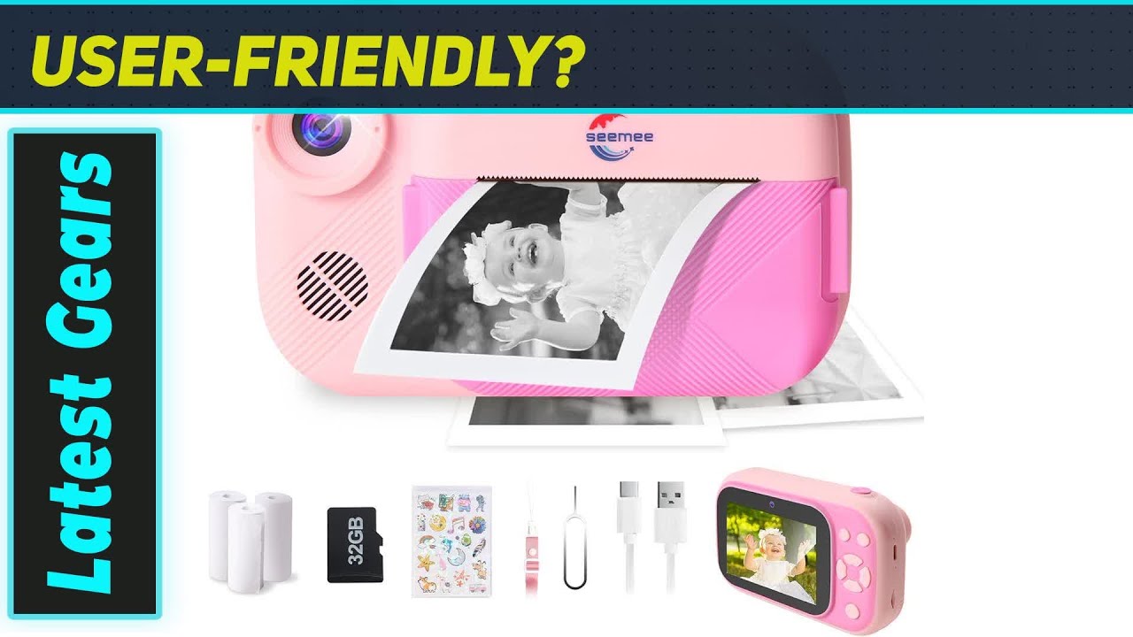 Seemee Instant Print Camera: The Coolest Instant Camera for Kids! - YouTube