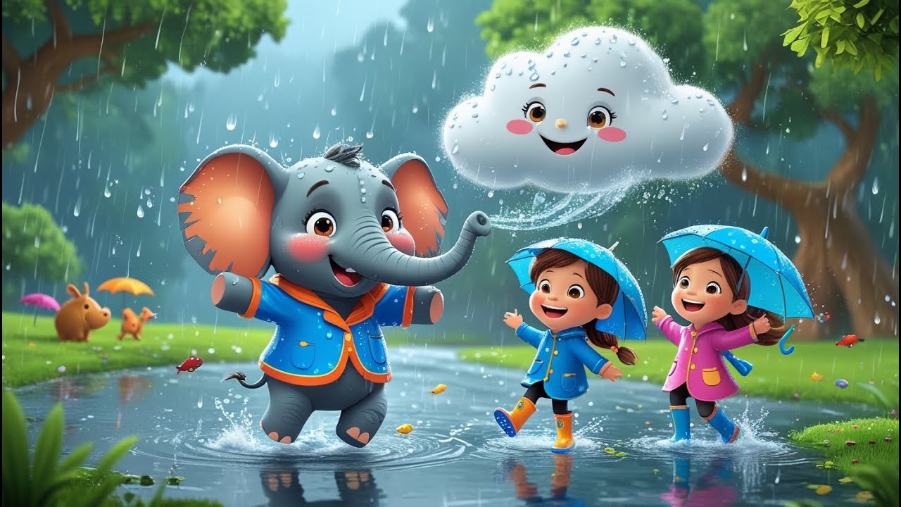 बादल राजा | Badal Raja | Hindi Rhymes for Children | Cute 3D Animated ...