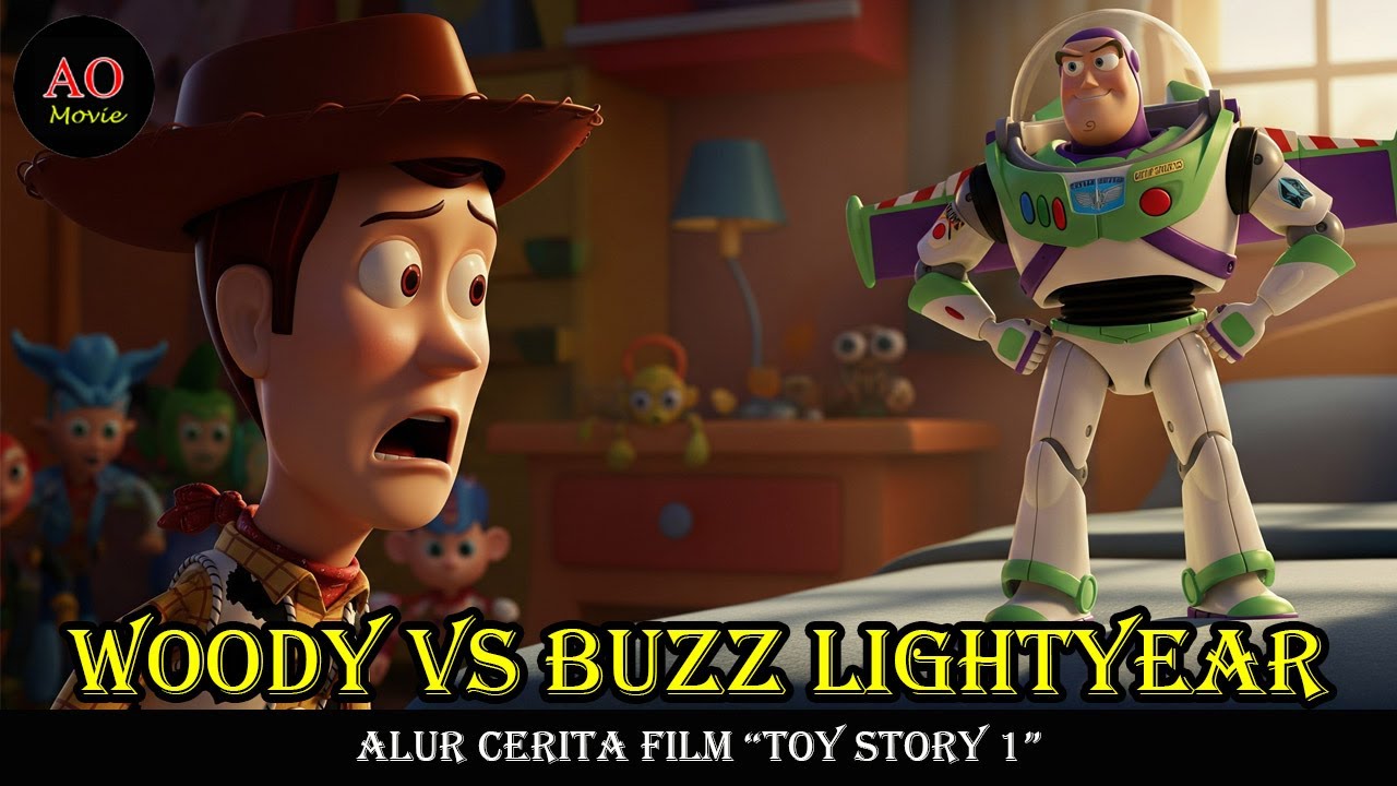 WOODY VS BUZZ LIGHTYEAR | AWAL PERTEMUAN YANG MENGUBAH SEGALANYA | ALUR ...