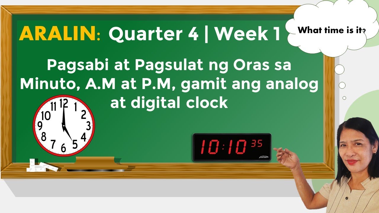 GRADE 2 Math Lesson: Pagsabi at Pagsulat ng Oras sa Minuto, A.M at P.M ...