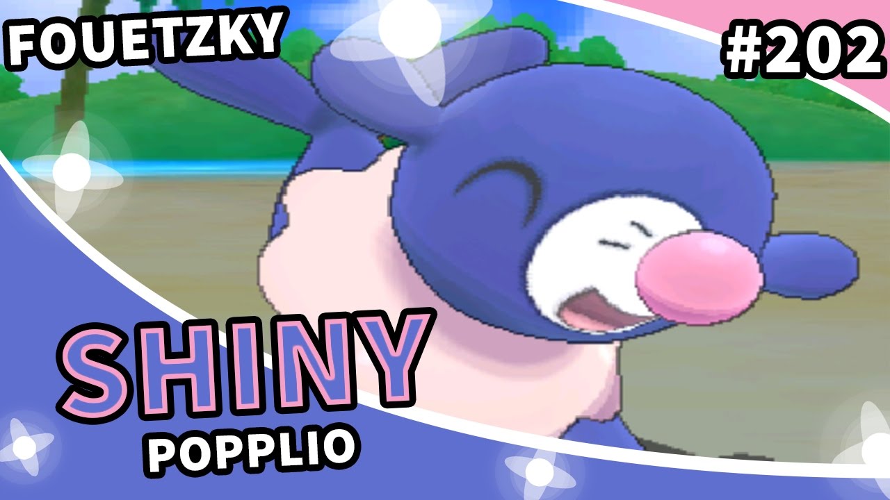 Shiny #202: AMAZING SHINY POPPLIO! Pokemon Sun And Moon Masuda Method ...