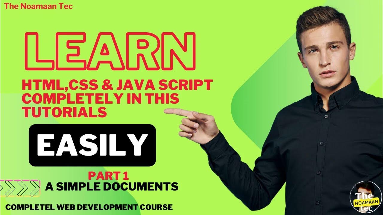 Html Complete Course A simple Documents Tutorial # 1 - YouTube