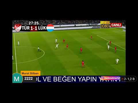Türkiye Lüksemburg maçı canlı izle (Türkiye Lüksemburg maçı özeti) cengiz Ünder golü