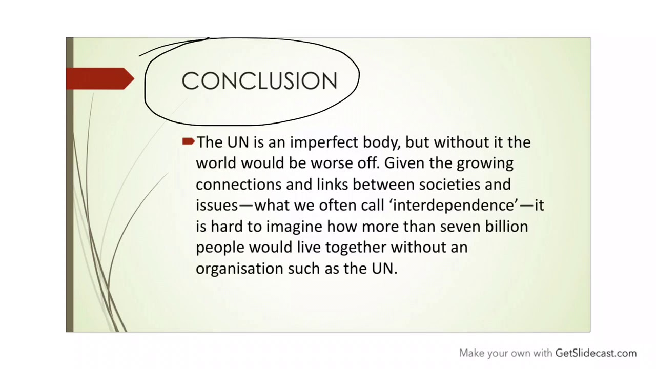 United Nations : Conclusion-Part 9 - YouTube