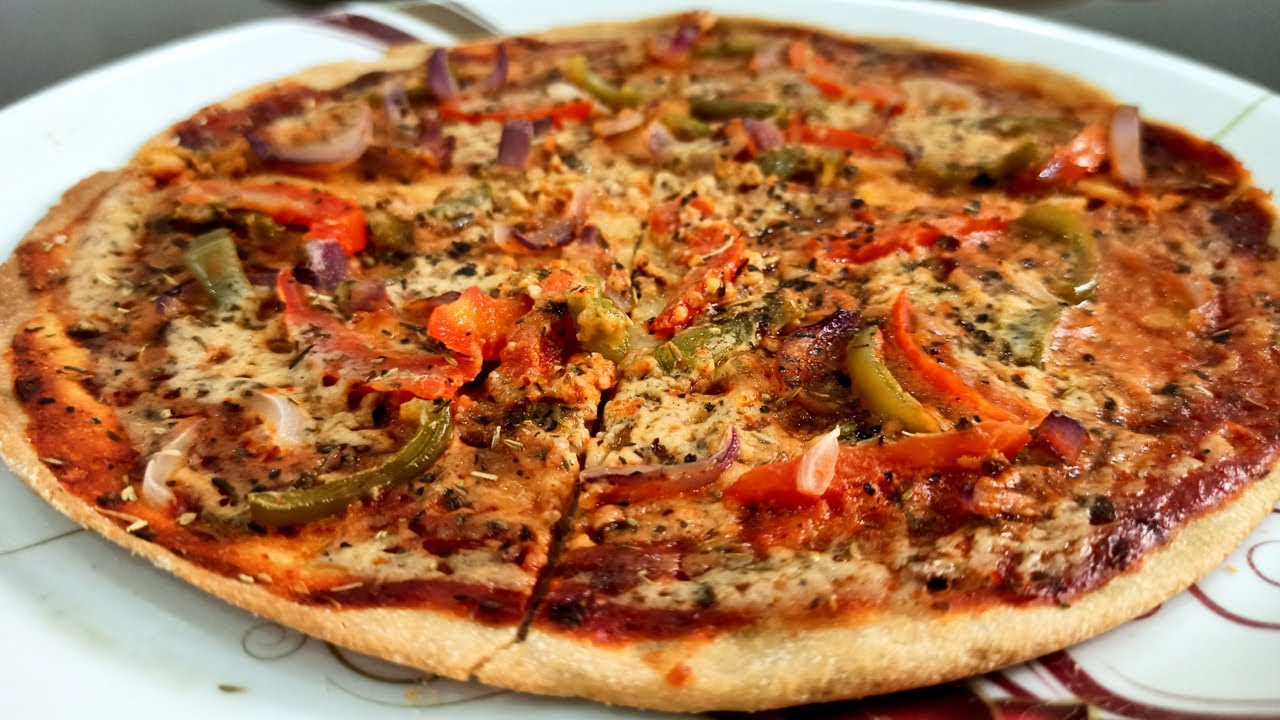 No Cheese, No Pizza Sauce, No Maida, No Oven, No Yeast Pizza Recipe ...