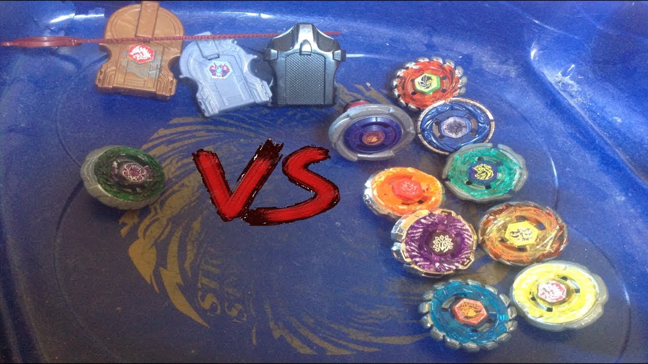 Bakushin Beelzeb T125XF VS Maxcraft535 . Beyblade Metal Fights ...