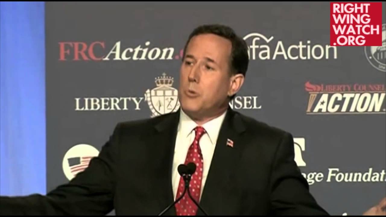 Santorum: Contraception Mandate Is A 'Descendant Of The French ...