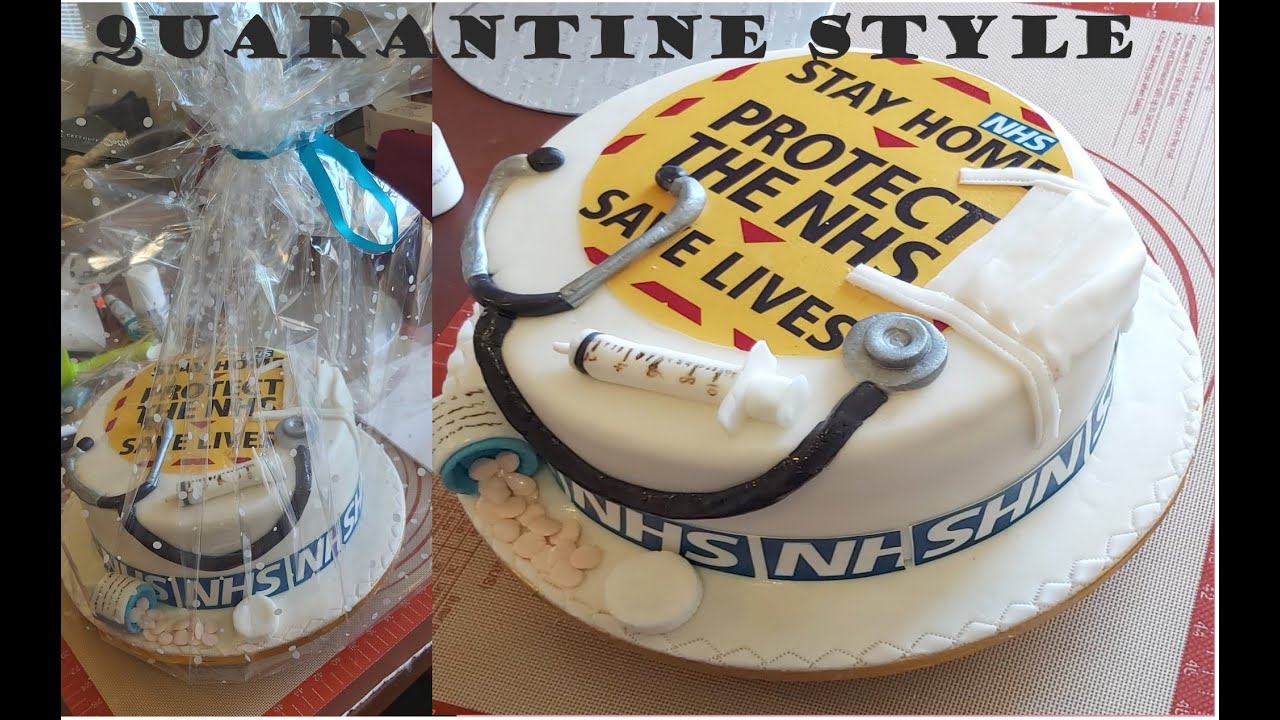 Decorate with me | Quarantine Inspired Cake #StayHomeSaveLives - YouTube