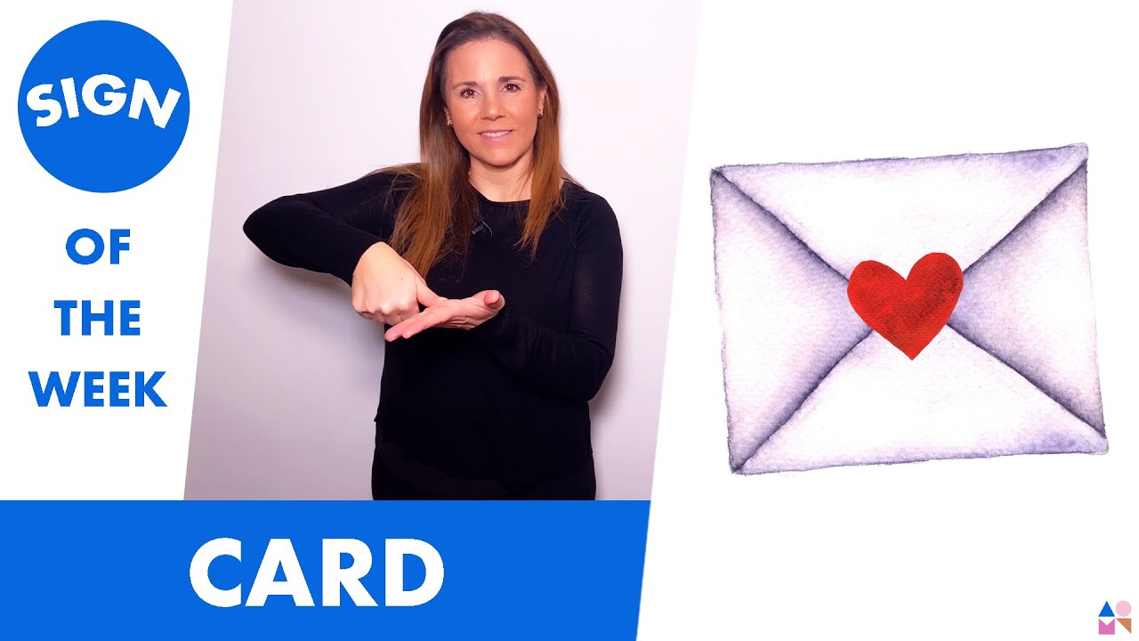 Lámh sign for CARD - YouTube