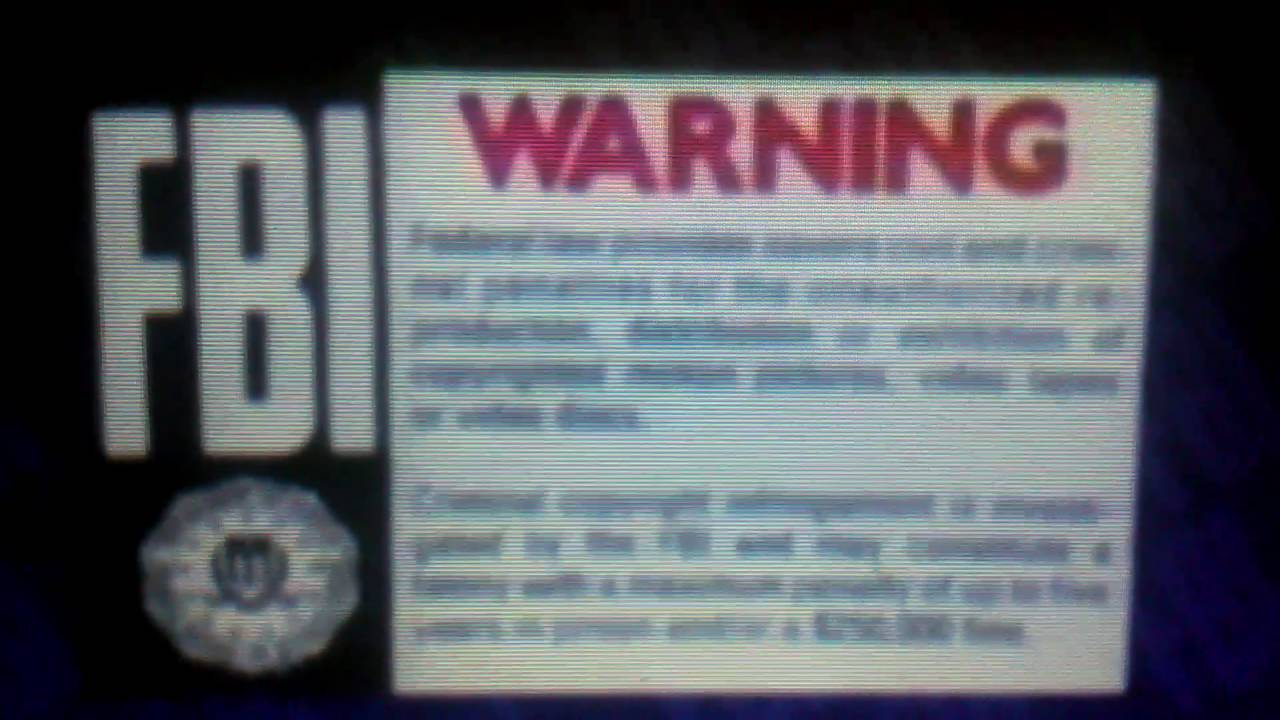 Disney FBI Warning Screen (MPI Home Video Variant) - YouTube