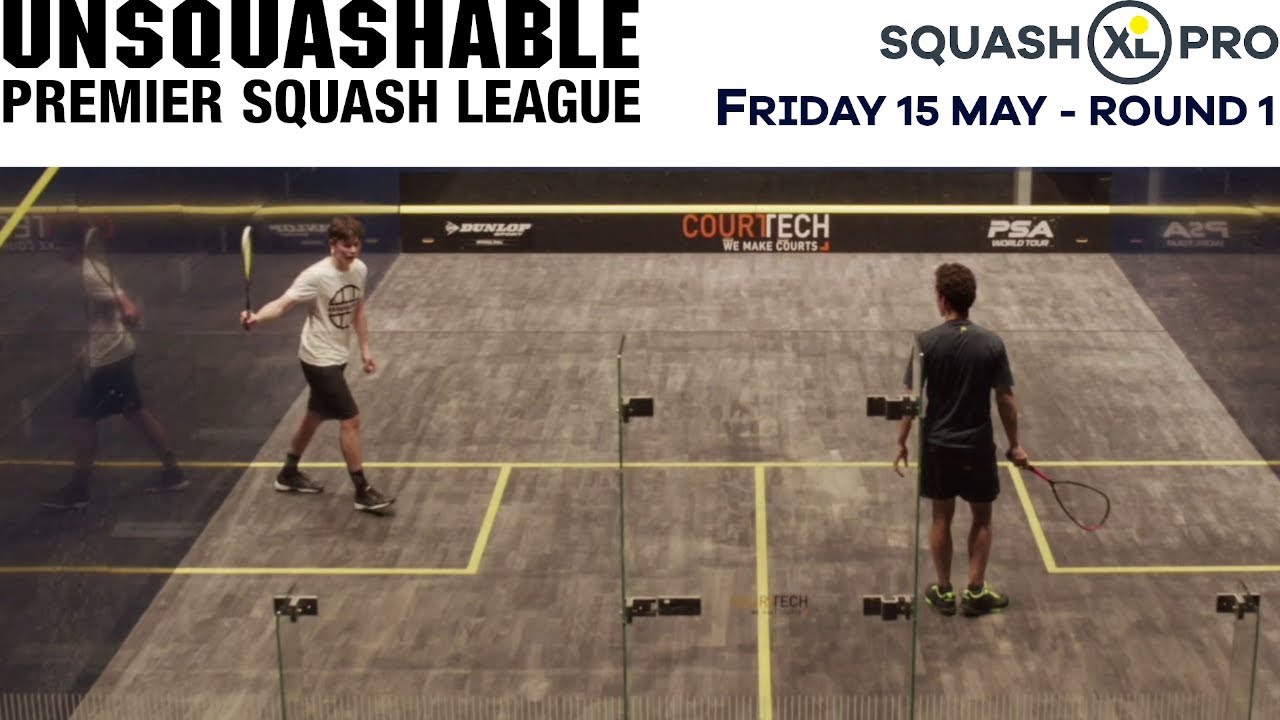 SQUASH MATCH - UNSQUASHABLE PREMIER LEAGUE | ANTHONY LEPPER v JACK ...