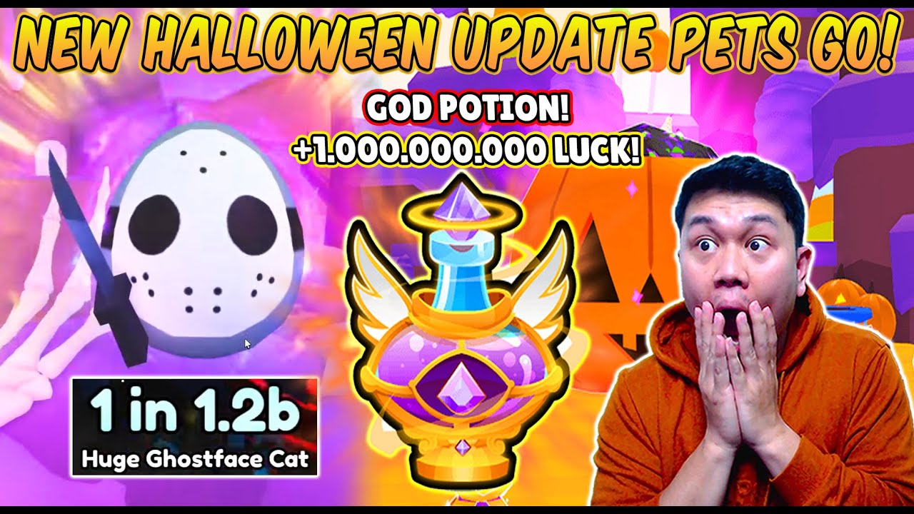 NEW HALLOWEEN UPDATE PETS GO! ADA HUGE EGG HALLOWEEN TERBARU DAN MAP ...