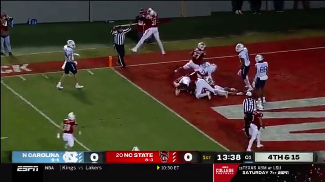 Punt block TD! - YouTube