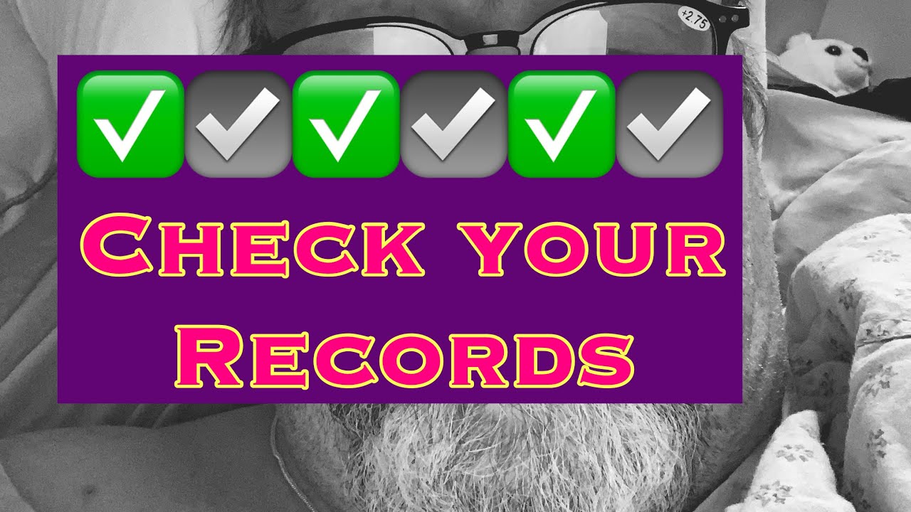VLOG #486 - check your records - YouTube