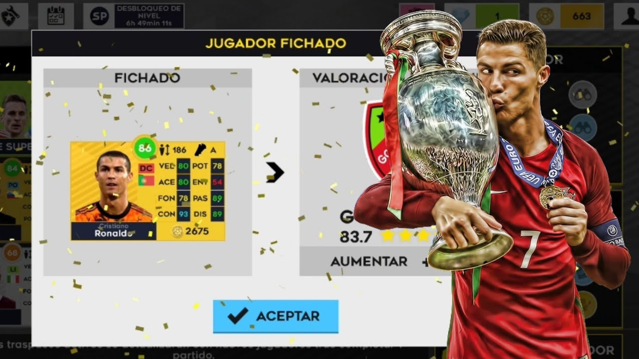 Comprando a CR7💥 CRISTIANO RONALDO EN DREAM LEAGUE SOCCER 22 😱♥️ DLS22 ...